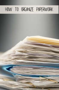 How to Organize Paperwork