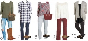 Nordstrom Mix and Match Wardrobe for Fall
