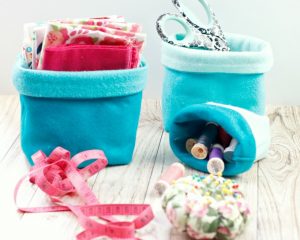 How to Make Easy Felt Storage Baskets | A Tutorial