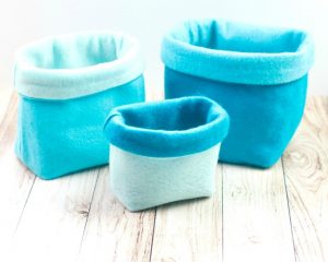How to Make Easy Felt Storage Baskets | A Tutorial