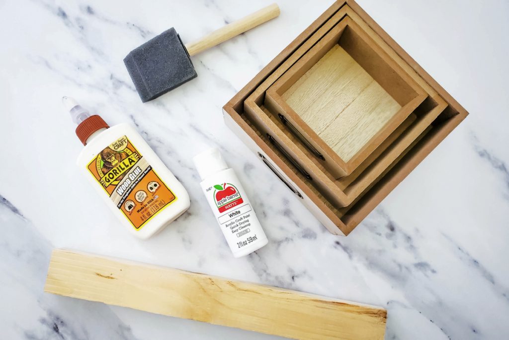 DIY Farmhouse Stacking Tray Tutorial