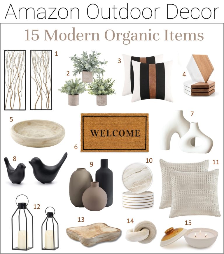 15 Great Neutral Patio Decor Finds from Amazon